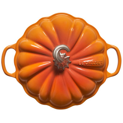 Le Creuset Enameled Cast Iron 4 Qt Pumpkin Shaped Dutch Oven with Lid & Reviews | Wayfair
